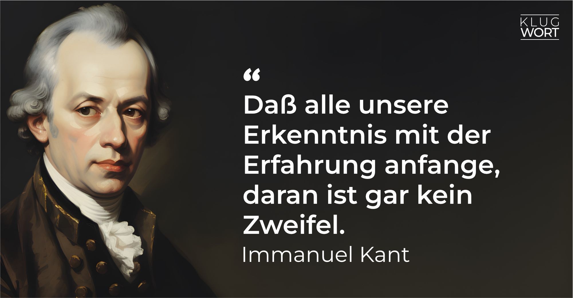 Immanuel Kant - Einflussreicher Philosoph der Aufklärung